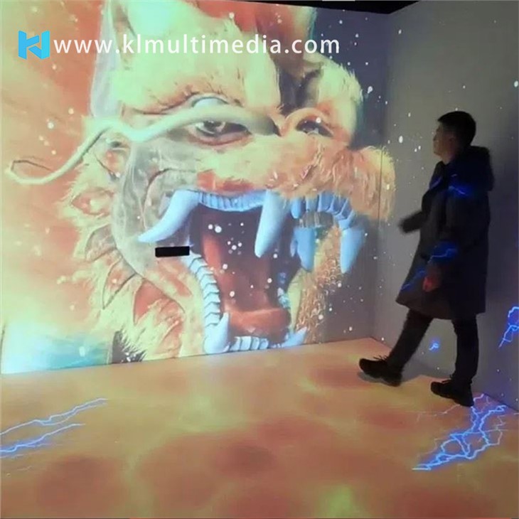Use immersive projection to create a surreal world take on reality in a ...